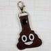 Poop Emoji Keychain Poop Keychain Poop Party Favor Poop | Etsy