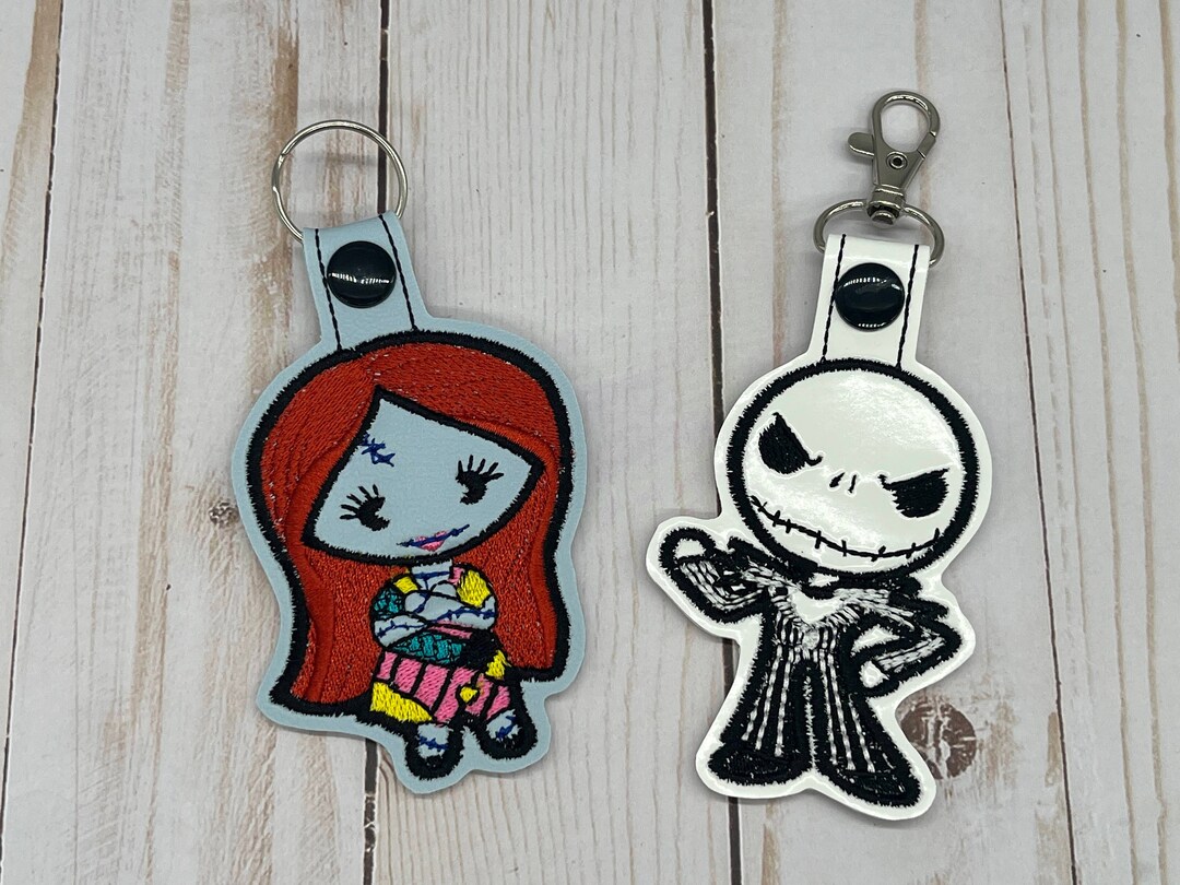 Sally Inspired Chibi Keychain, Jack Inspired Chibi Keychain, Sally Tag ...