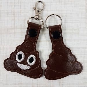 Poop Emoji Keychain, Poop Keychain, Poop Party Favor, Poop Stocking ...