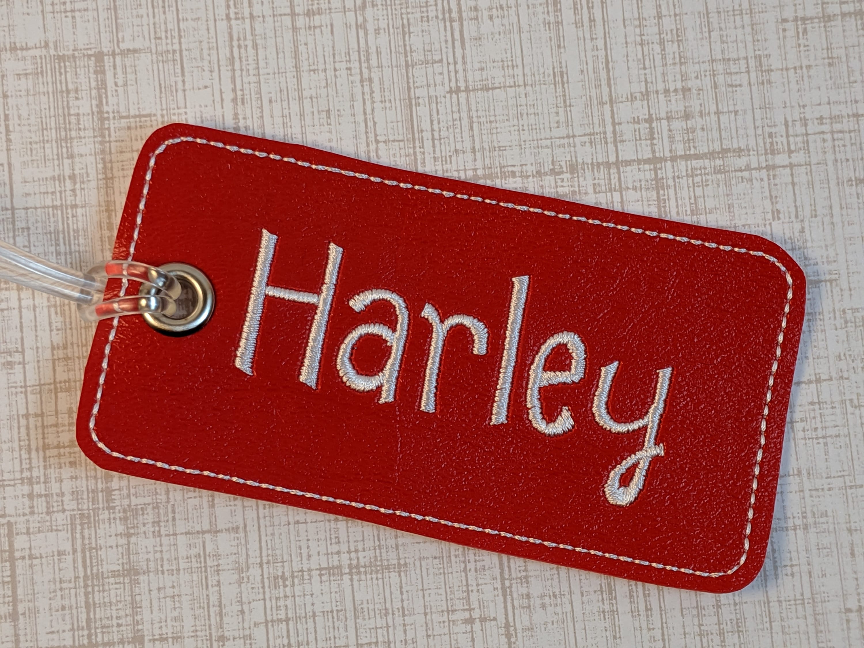 Personalized Name Tag Luggage Tag Embroidered Name | Etsy