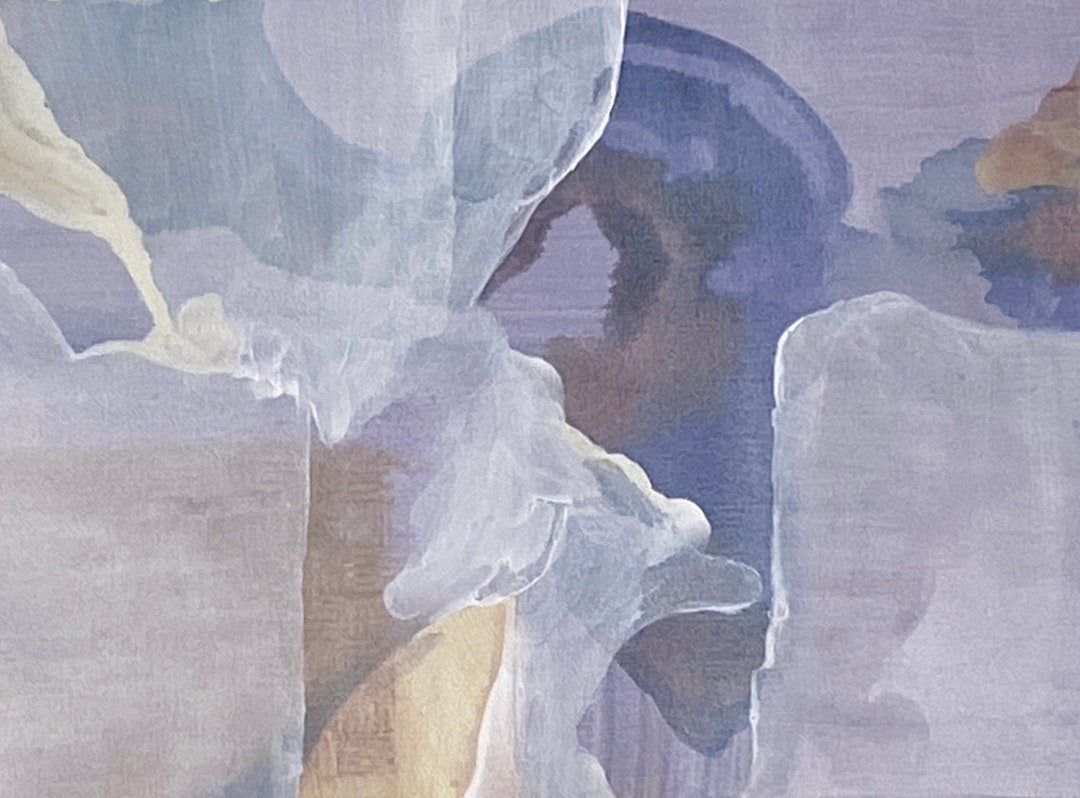 Illusions - Affordable Art, Transparent Painting, Small Art, Ready to ...