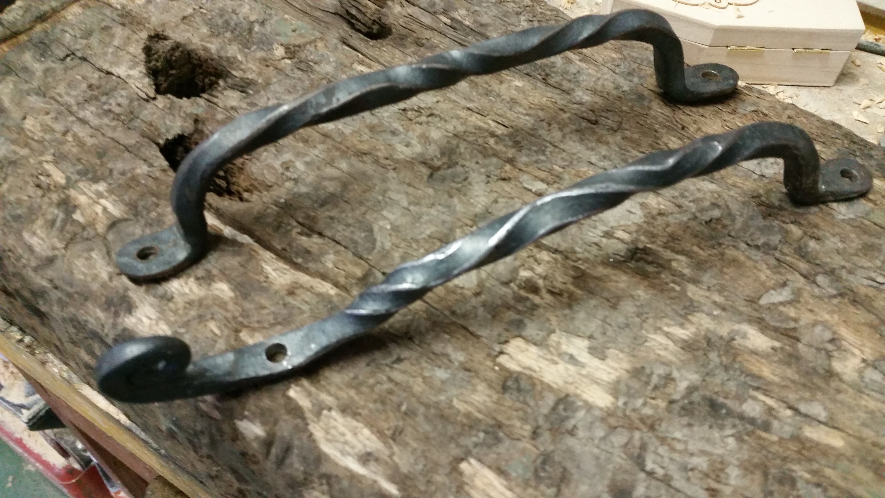Hand Forged Celtic Door/Cabinet Handle | Etsy