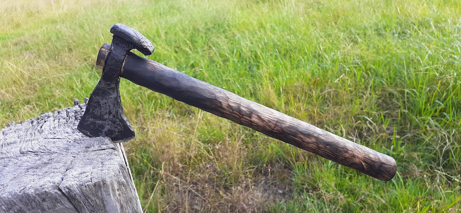 Hand Forged Rail Spike Axe - Etsy
