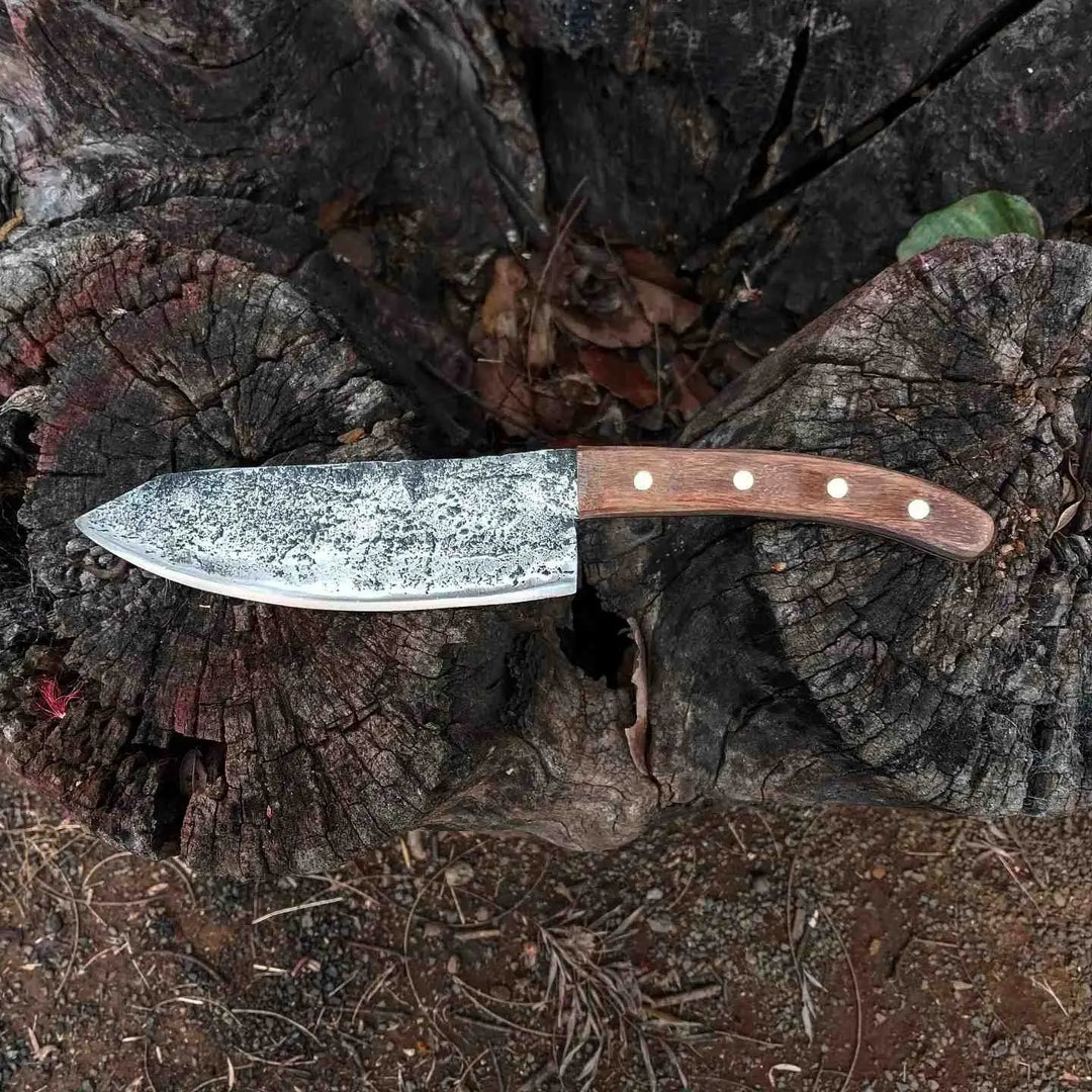 Hand Forged Camp Knife - Etsy