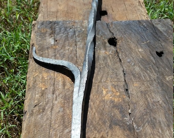 Blacksmith Wrought Iron Forged Fire Poker for Aga's and | Etsy UK