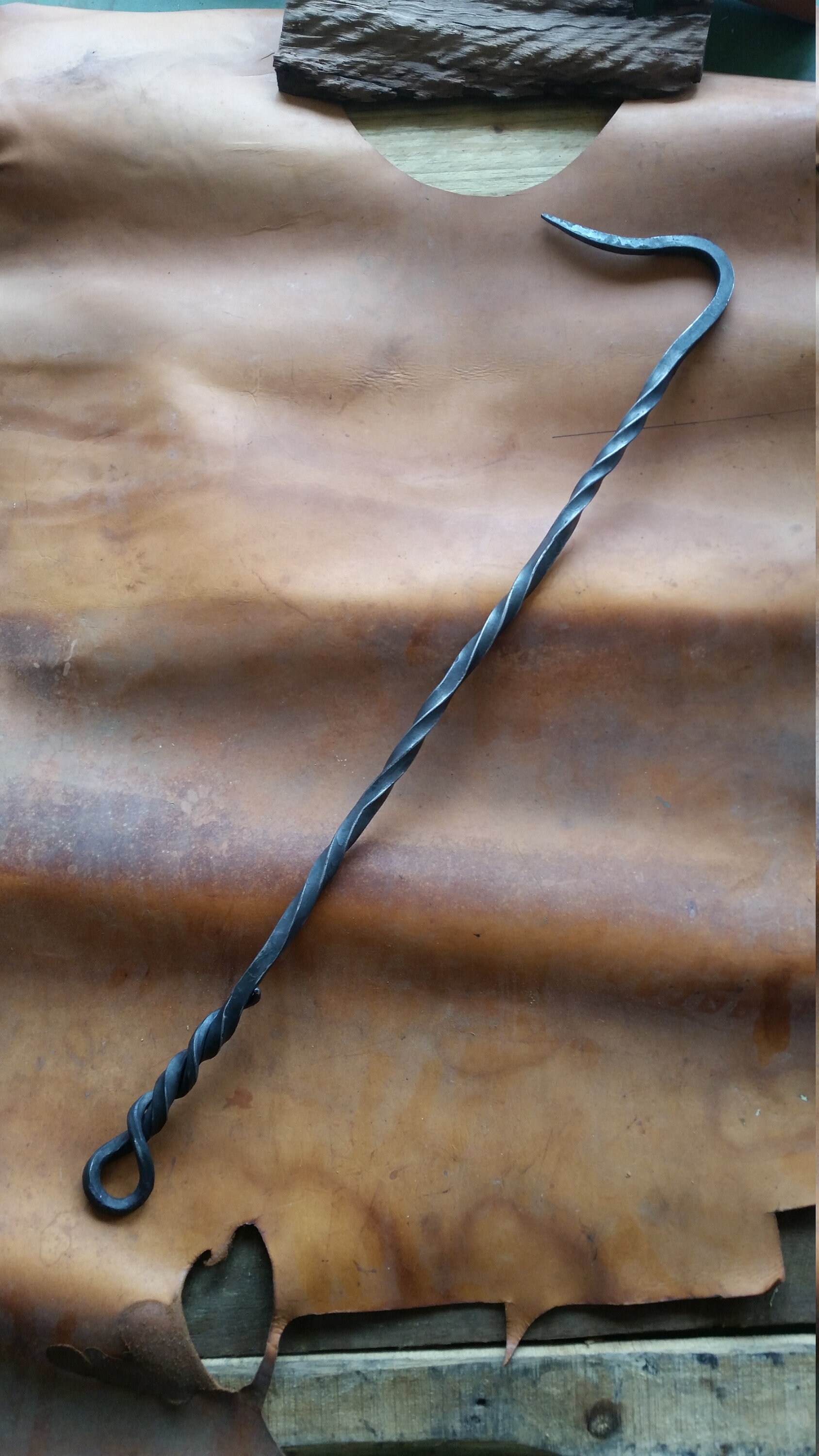 Hand Forged Fire Poker | Etsy