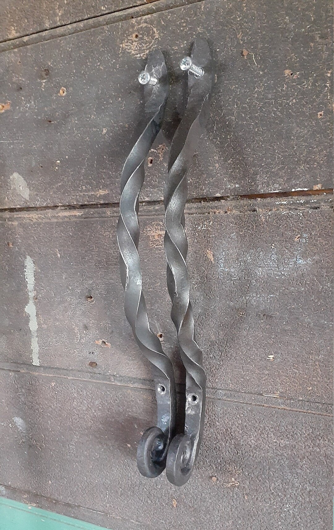 Hand Forged Celtic Door/cabinet Handle - Etsy
