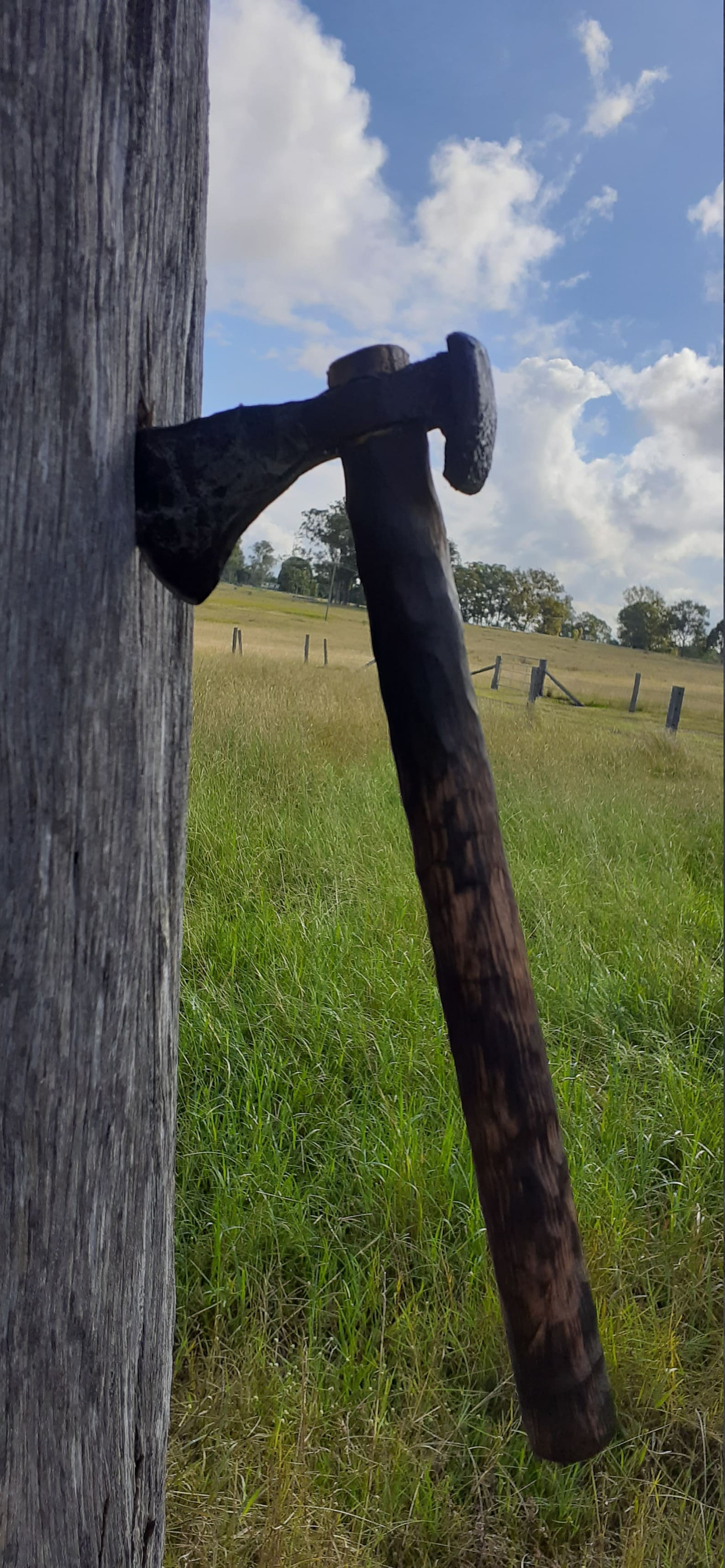 Hand Forged Rail Spike Axe - Etsy