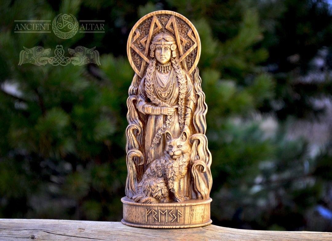 Freya, Freyja Statue, Norse Pantheon, Viking Pagan Asatru Heathen ...