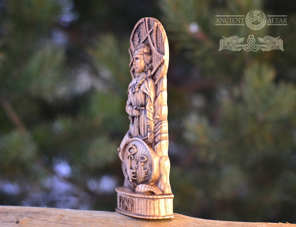 Frigg Statue Friga Frigga Norse Gods God Altar Sculpture - Etsy