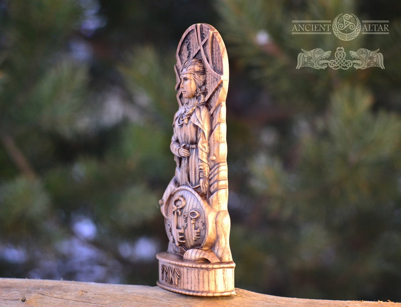 Frigg Statue Friga Frigga Norse Gods God Altar Sculpture - Etsy