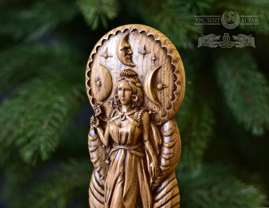 Moon Goddess Aradia Lunar Goddess Selene Wicca Goddess - Etsy