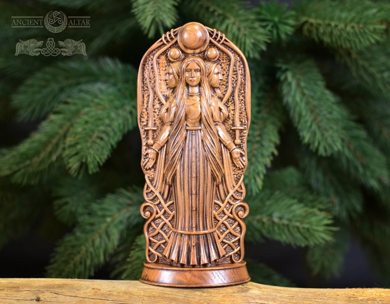 Hecate Goddess of Magic Black Statue Hecate Key Witch - Etsy