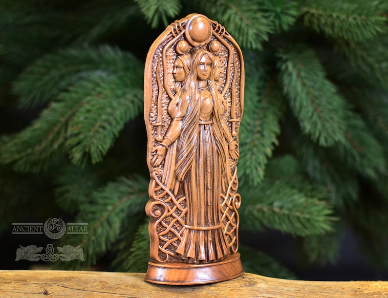 Hecate Goddess of Magic Black Statue Hecate Key Witch - Etsy