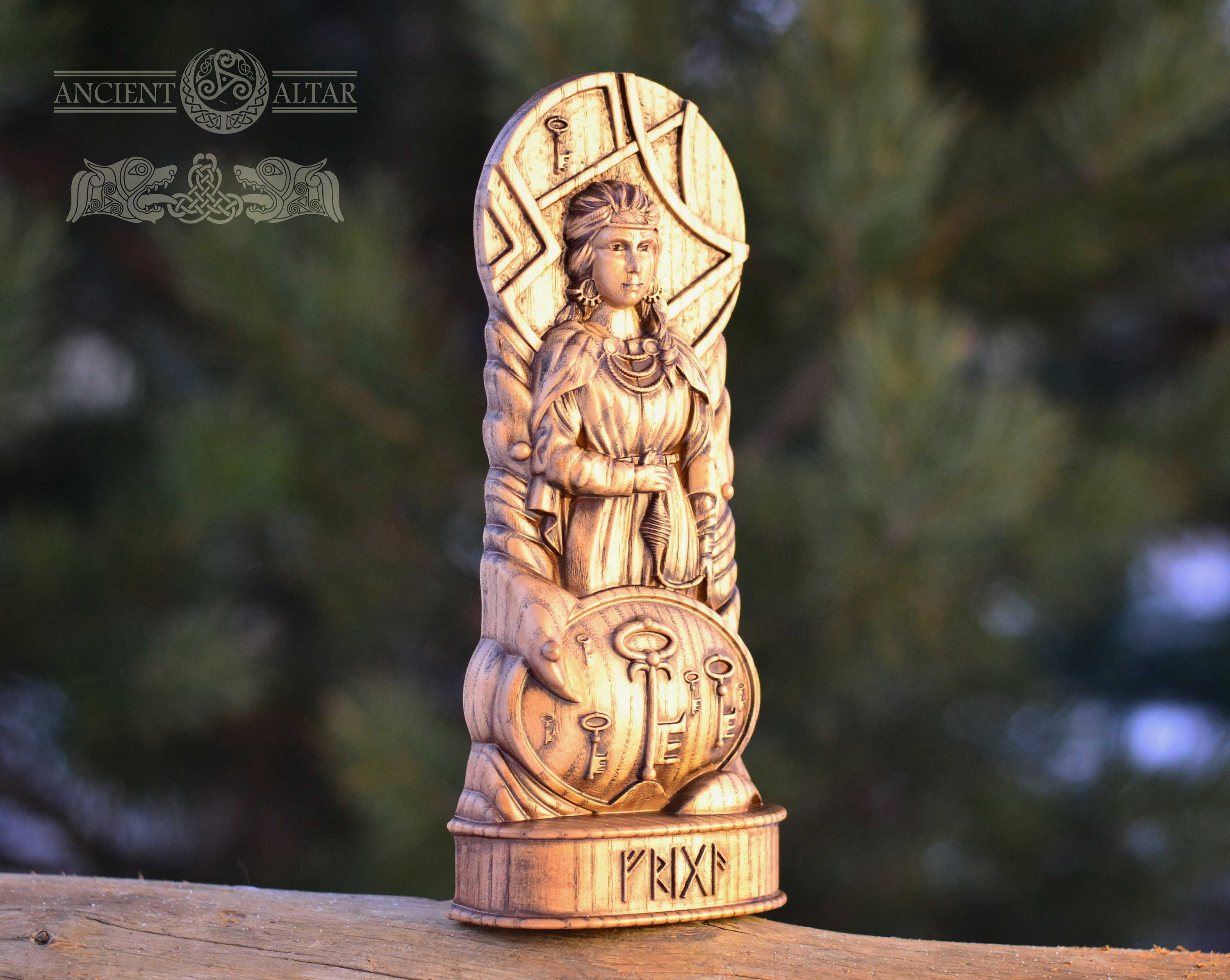 Frigg Statue Friga Frigga Norse Gods God Altar Sculpture - Etsy