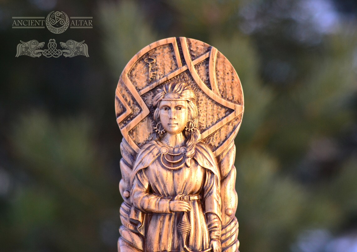 Frigg Statue Friga Frigga Norse Gods God Altar Sculpture - Etsy