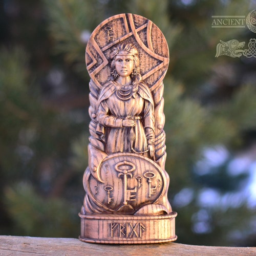 Frigg Statue Friga Frigga Norse Gods God Altar Sculpture - Etsy