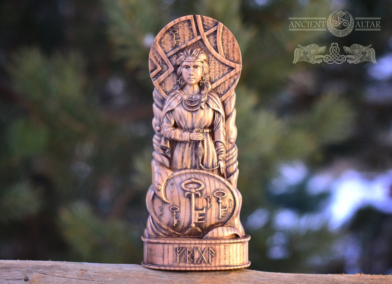 Frigg Statue Friga Frigga Norse Gods God Altar Sculpture - Etsy
