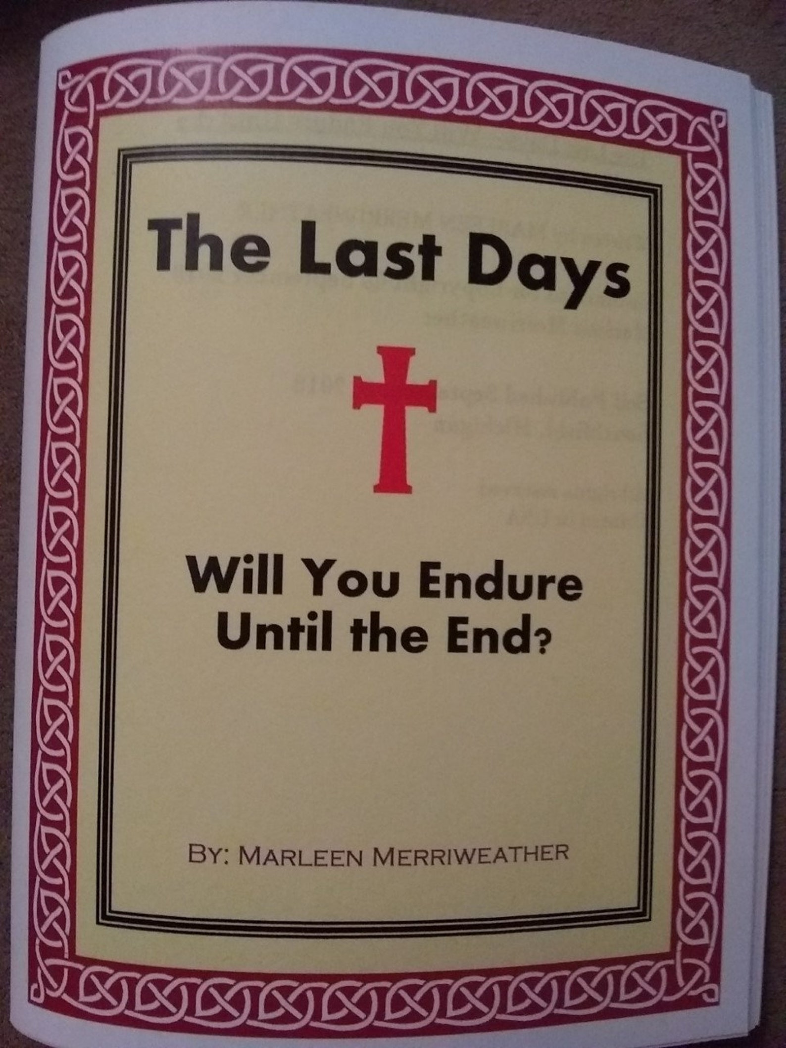 The Last Days... 1 Booklet - Etsy