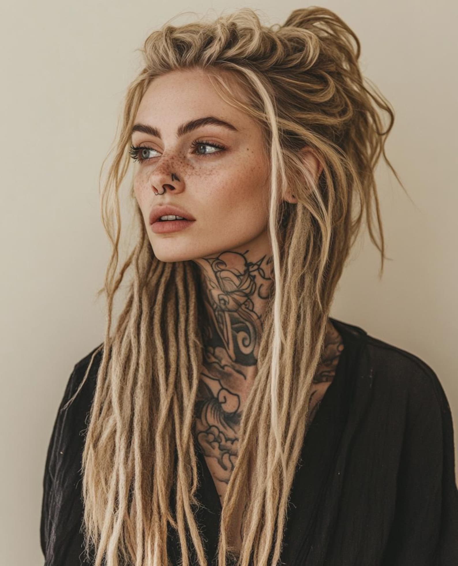 Halo Dreadlock Extension: Clip in Hair Piece (26 Inches) - Etsy