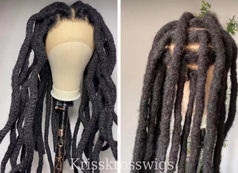 Jumbo LOCS Hd Full Lace Wig (availible in Your Custom Curl Pattern ...