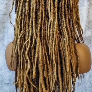 Handmade Human Hair Dreadlock Wig: Lace Front Boho Goddess Locs - Etsy
