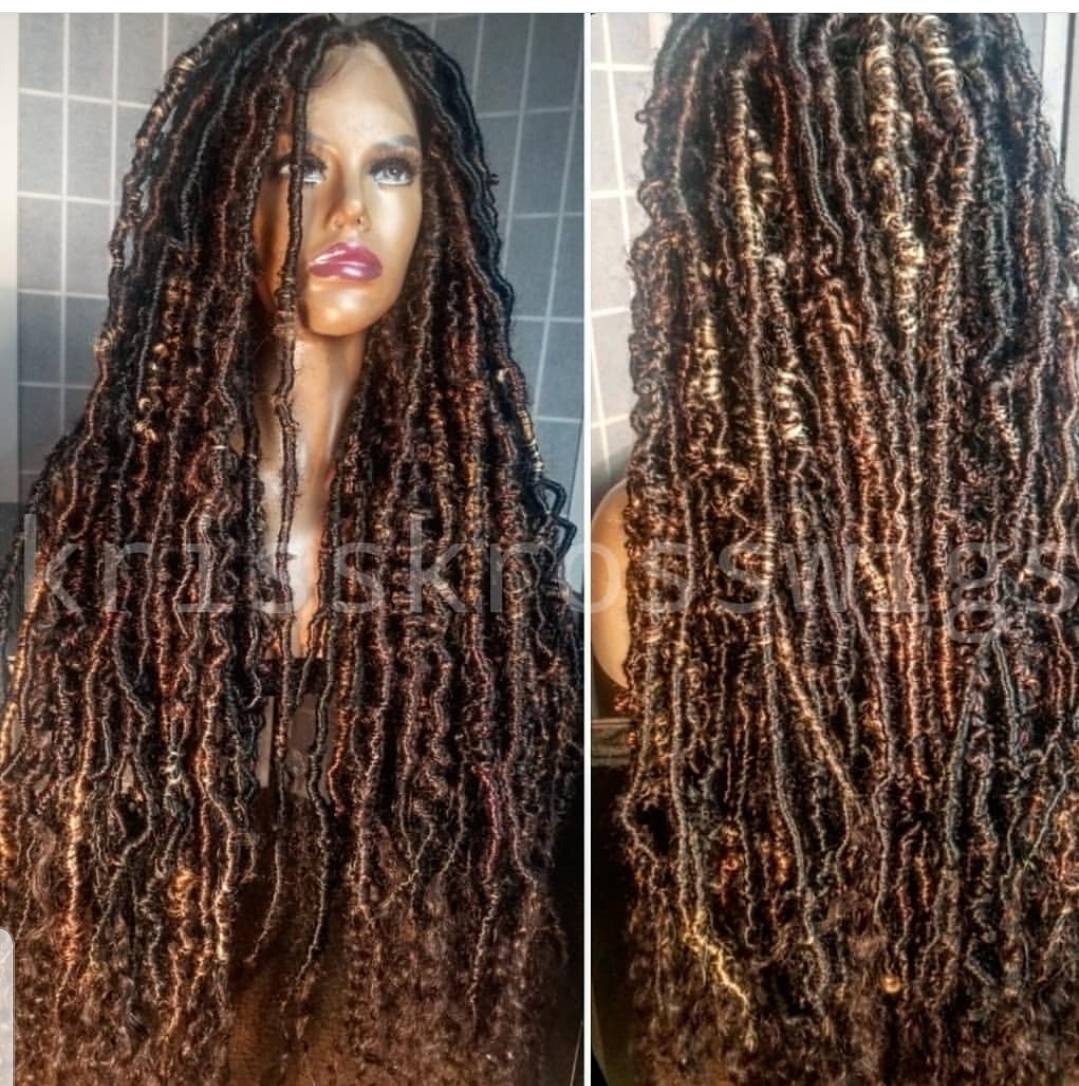 Full Lace Distress Locs - Etsy