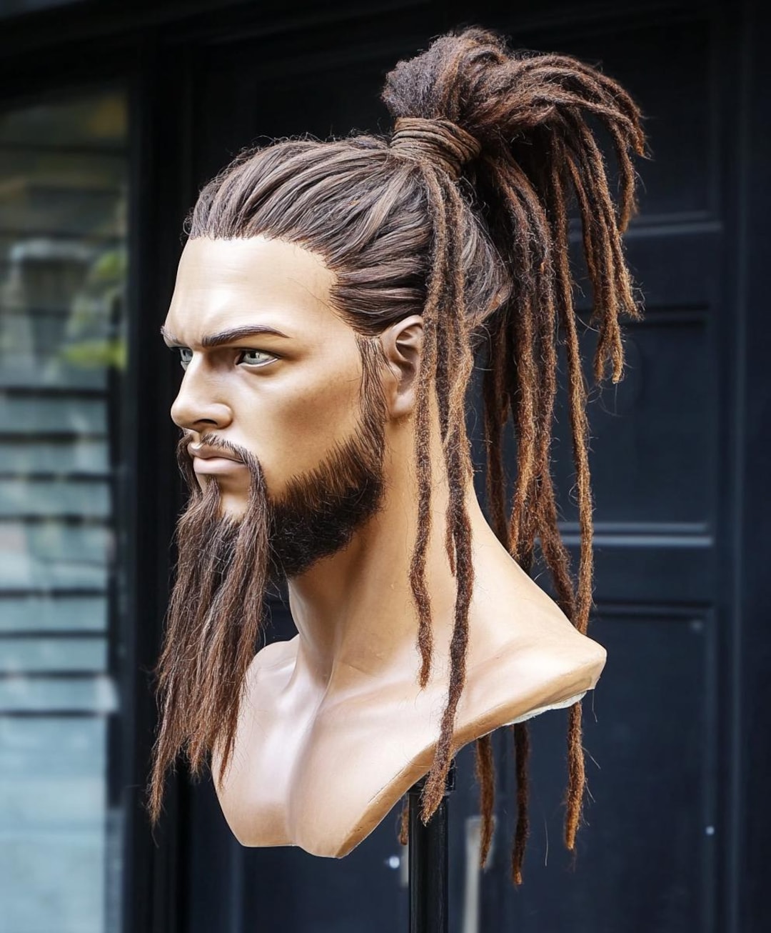 HD Highend Cosplay Full Lace Man Wig With Lace Beard, Dreadlocks for ...