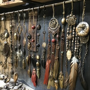 Boho Hair Jewelry Kit: Braids, Dreadlocks, Crystals & Feathers - Etsy