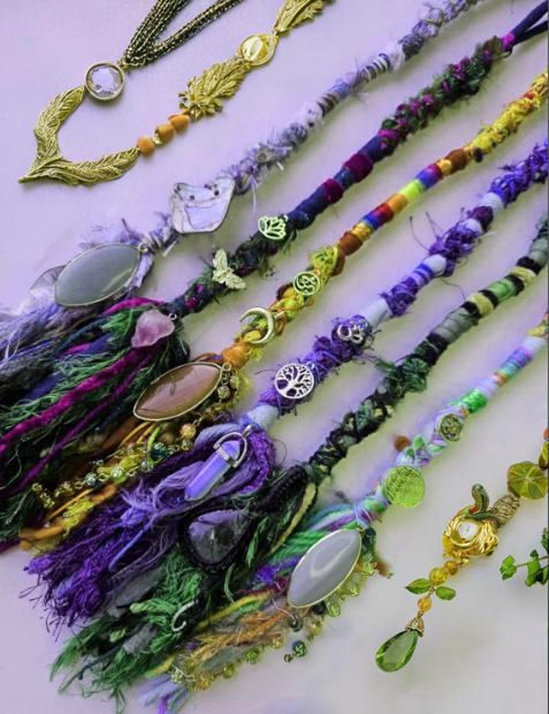 Customized Themed Dreadlock Wraps - Etsy