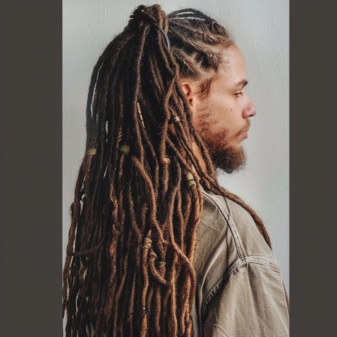 European Locs Full Lace Deadlocks for Men - Etsy