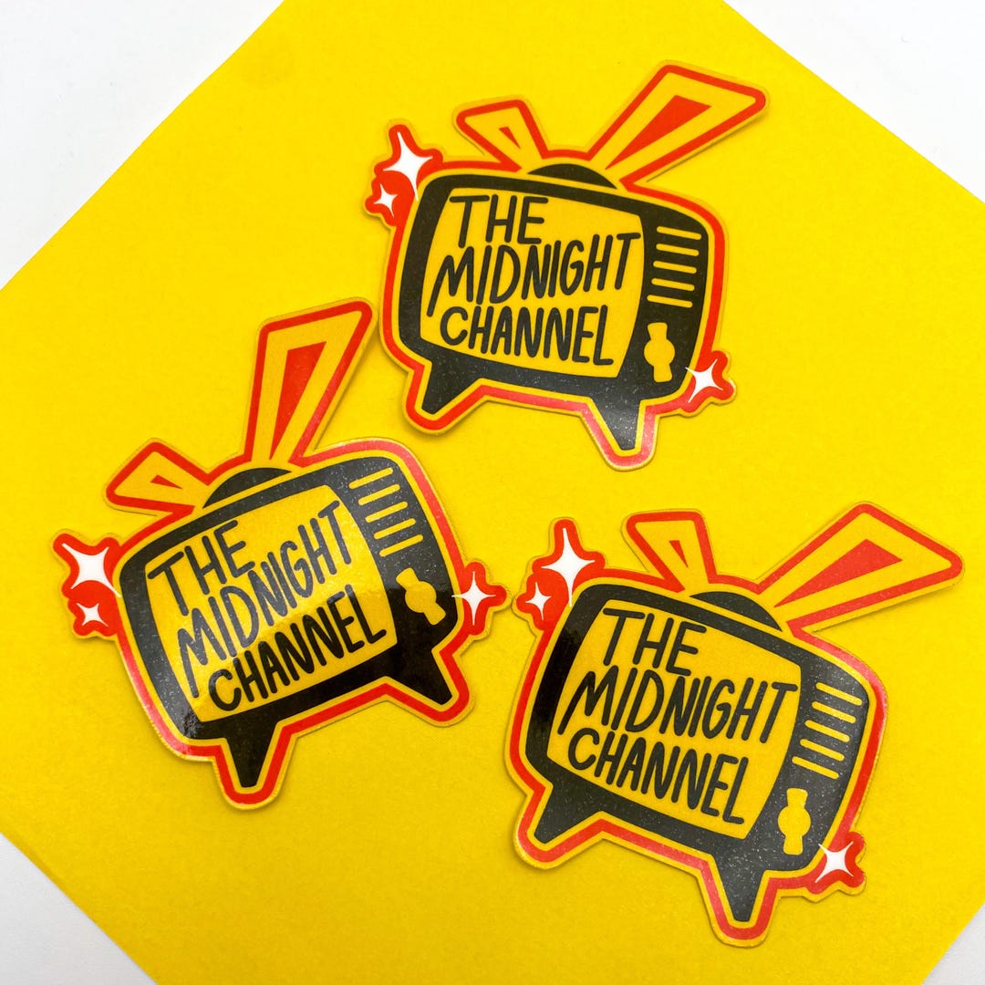 P4 TV Sticker | Midnight Channel Sticker | Anime Video Game | Low Key ...