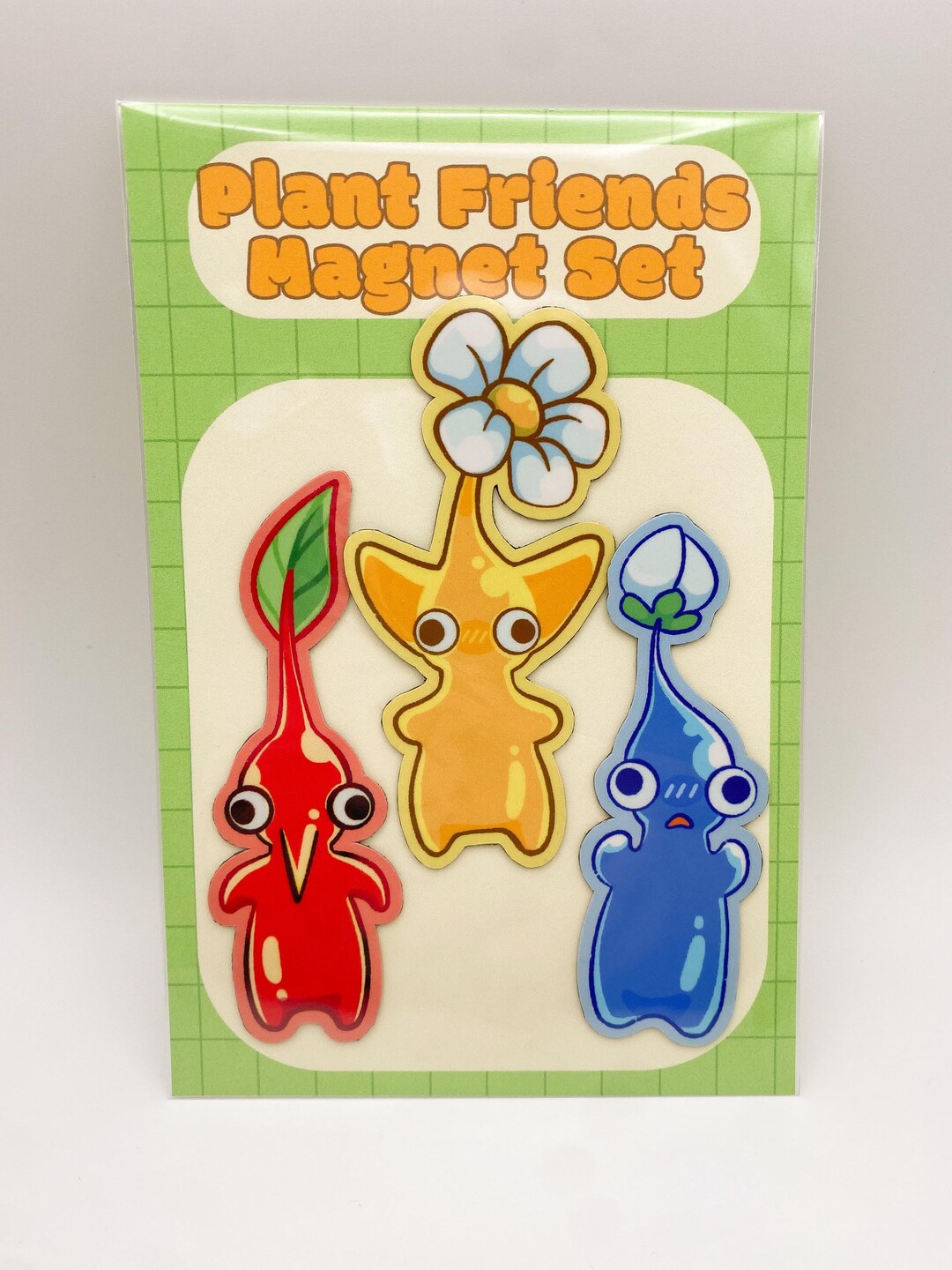 Plant Friends Magnet Set! | Red, Yellow, Blue Pikmin Magnet | Video ...