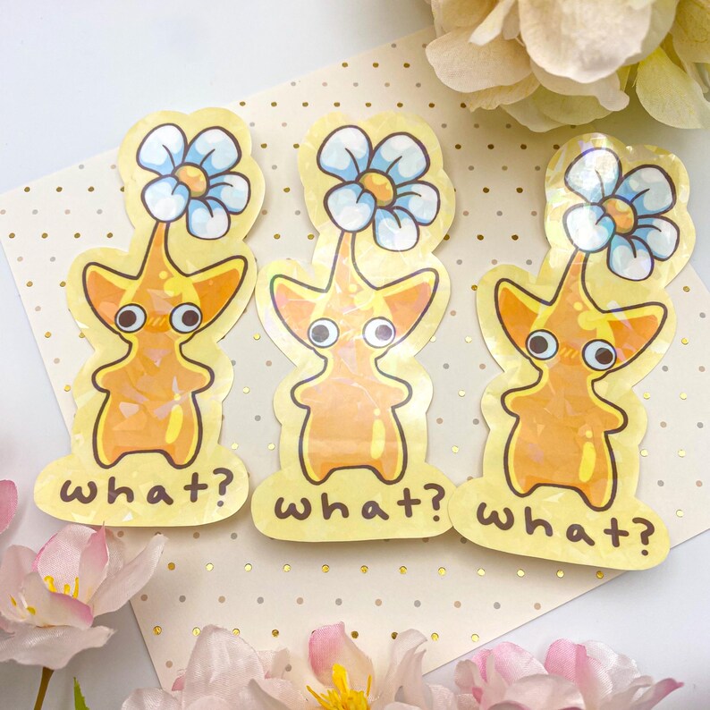 Pikmin Friend Stickers! | Yellow Red Blue White Purple Pikmin Stickers ...