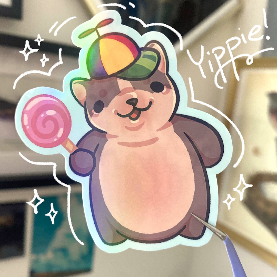 Pibble Puppy Meme Vinyl Sticker | Geeble Puppy Sticker | Cute French ...