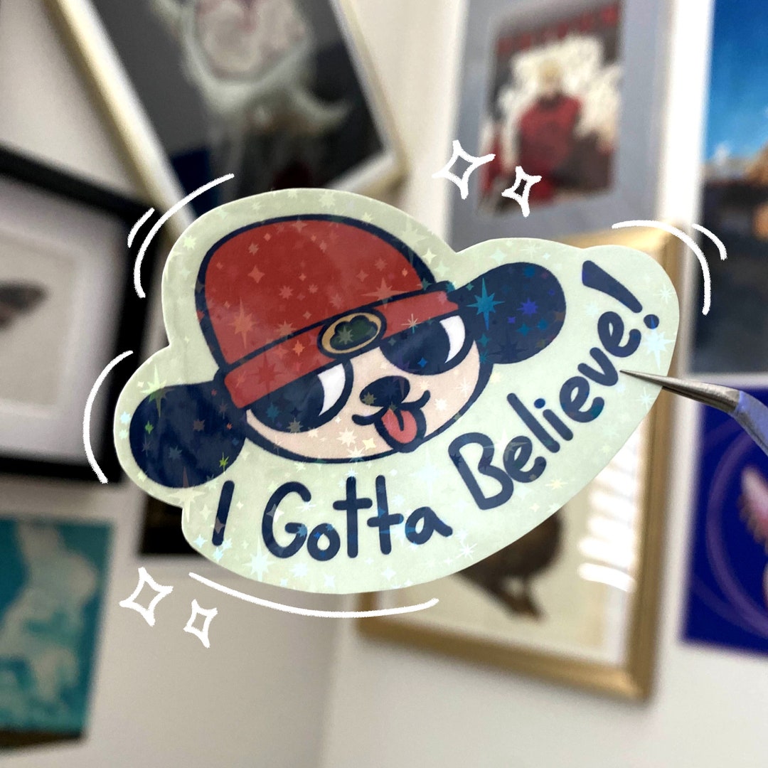 Parappa the Rapper Sticker! | Cute Cartoon Sticker | Holographic, Water ...