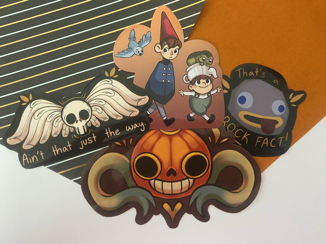 OTGW Sticker Set! | Wirt & Greg Stickers | Skull Wings OTWG Sticker ...