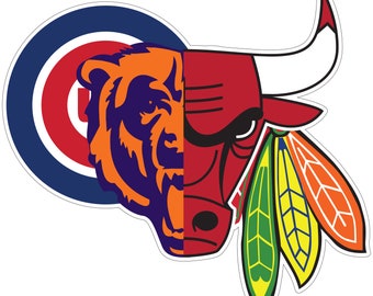 Chicago Teams Svg | Etsy