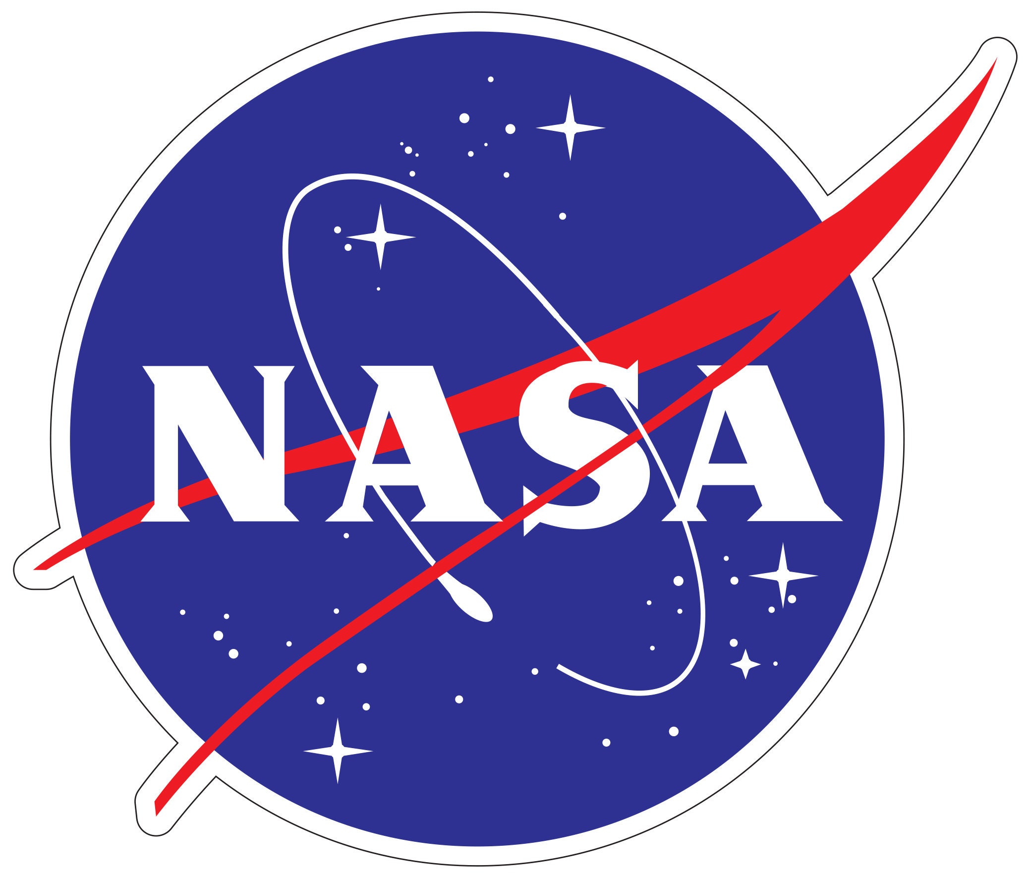 NASA Vinyl Decal different Sizes Included UV and Scratch - Etsy UK