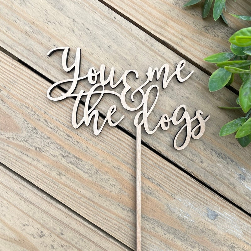 Dog Wedding Cake Topper - Etsy