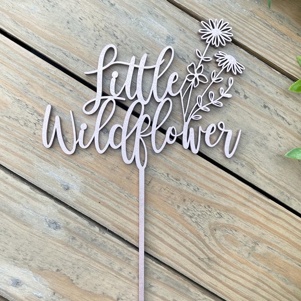 Wildflower Cake Topper - Etsy