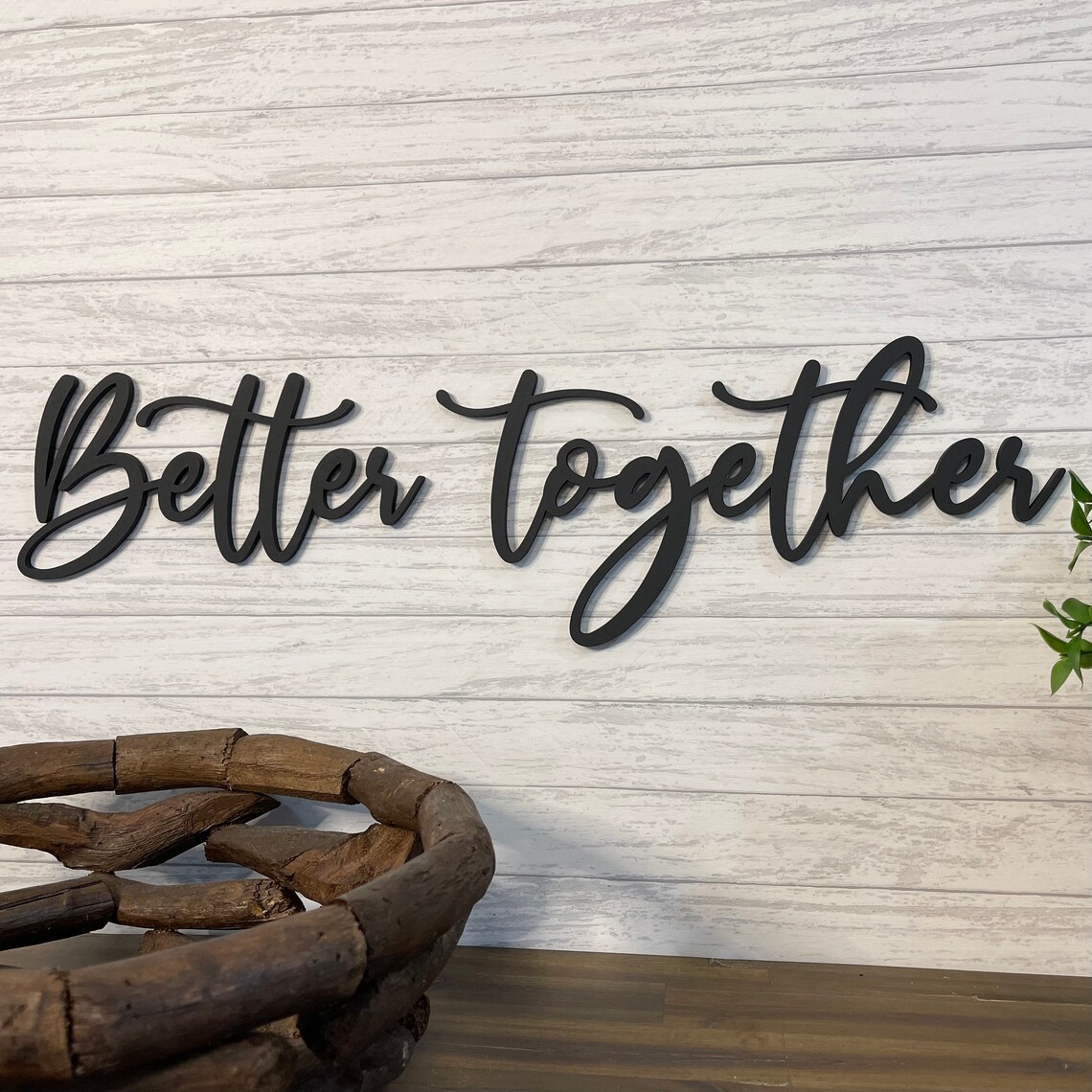 Personalized Better Together Wall Sign Personalized Wall Sign - Etsy