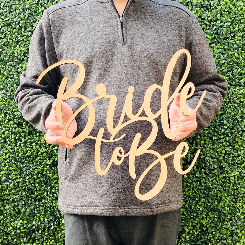Bride to Be Wood Sign - Etsy