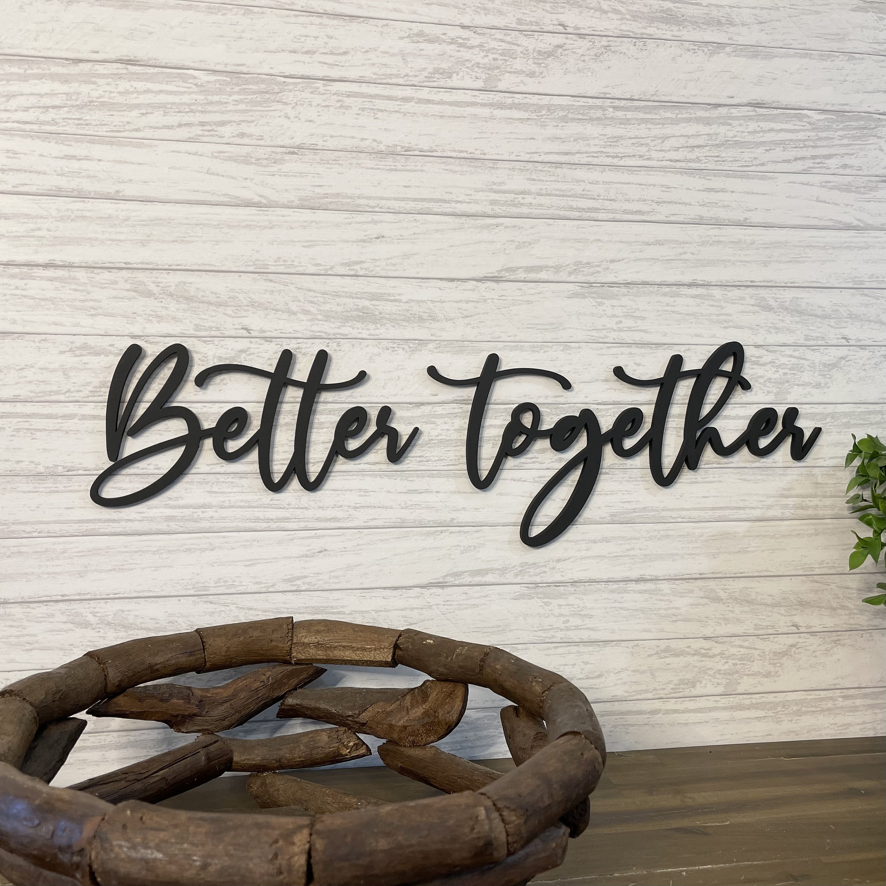 Personalized Better Together Wall Sign Personalized Wall Sign - Etsy