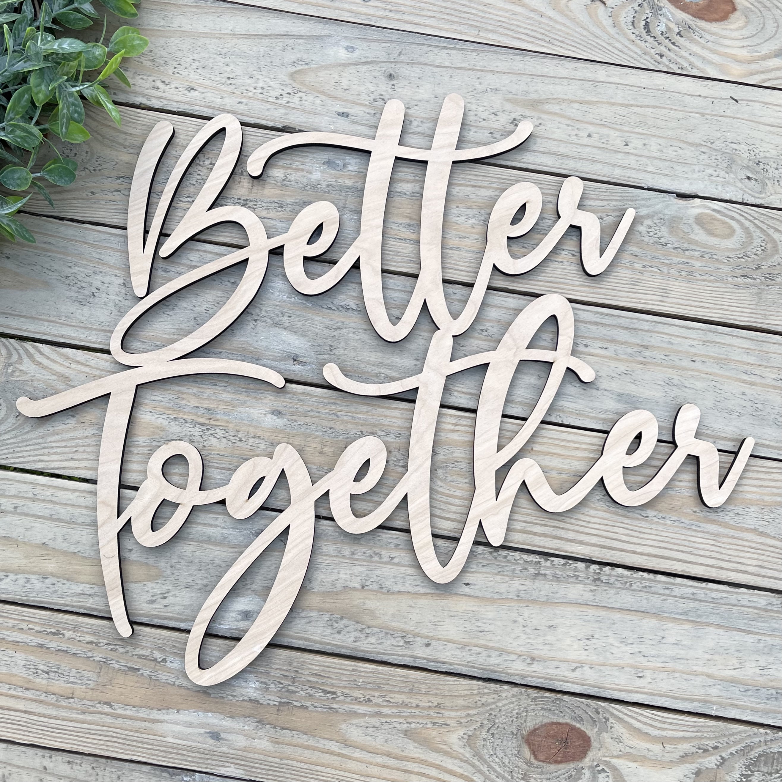 Better Together Engagement Sign - Wedding Backdrop Decor - Wedding ...