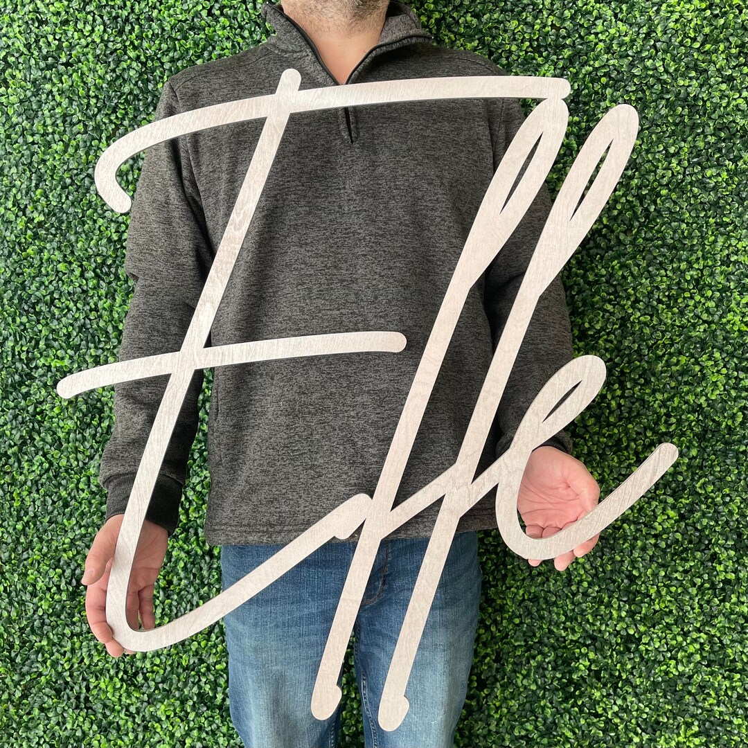 Nursery Name Sign, Name Announcement Custom Sign for New Baby, Wood ...