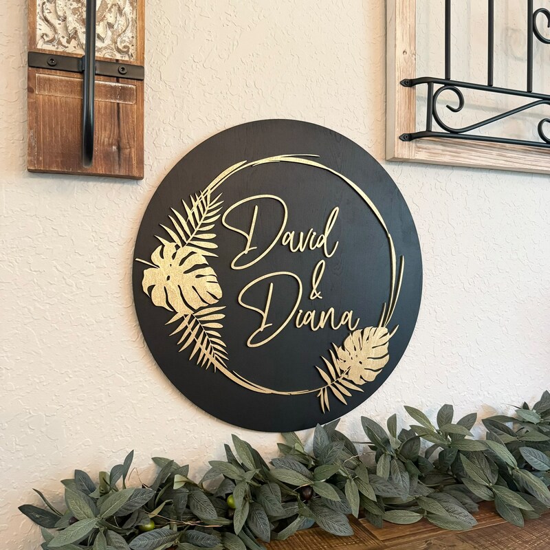 Gold Name Sign - Etsy