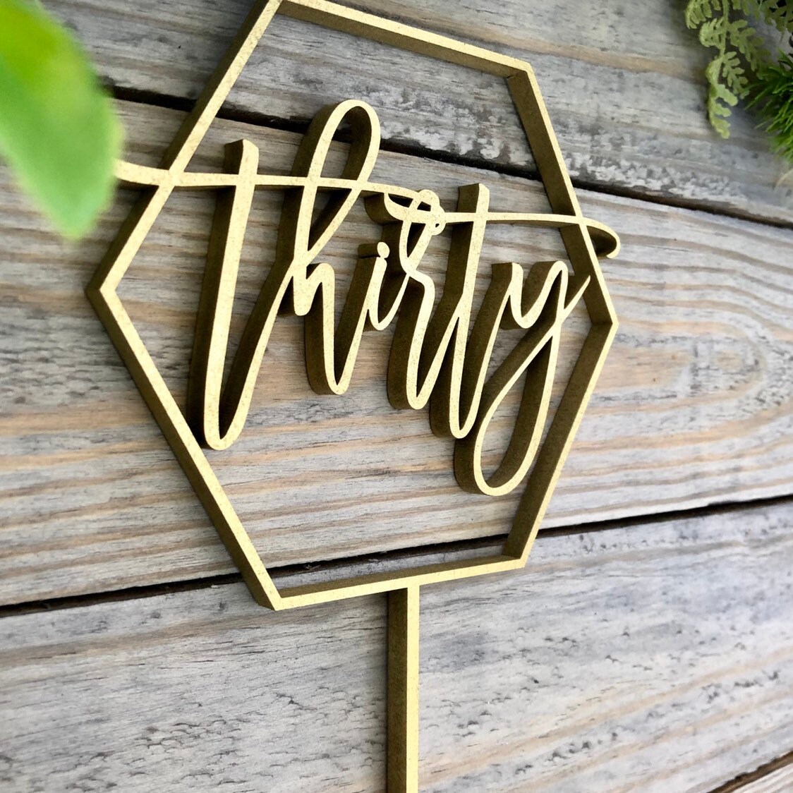 30 Birthday Cake Topper 30th Birthday Custom Cake Topper - Etsy