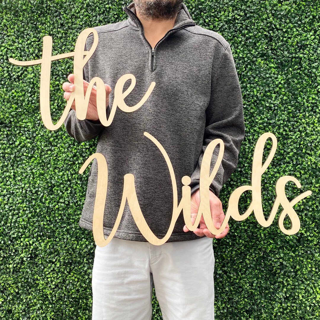 Large Last Name Sign, Cut Out Last Name Sign, Wedding Name Sign ...