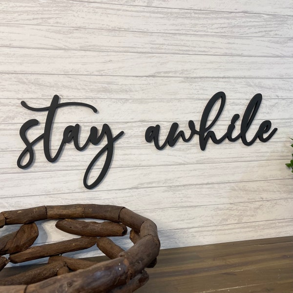Stay Awhile - Etsy